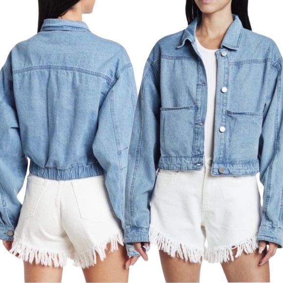 Blank NYC | Jackets & Coats | Nwt Blank Nyc Cropped Denim Jacket | Poshmark